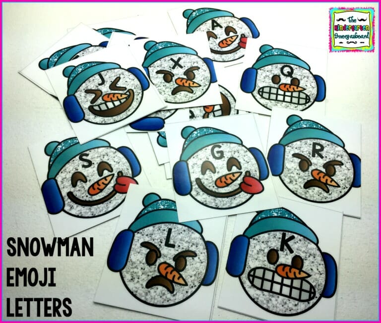 Snowman Emoji Letter FREEBIE! – The Kindergarten Smorgasboard