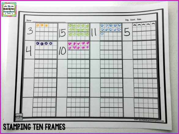 Number Cubes DIY | The Kindergarten Smorgasboard