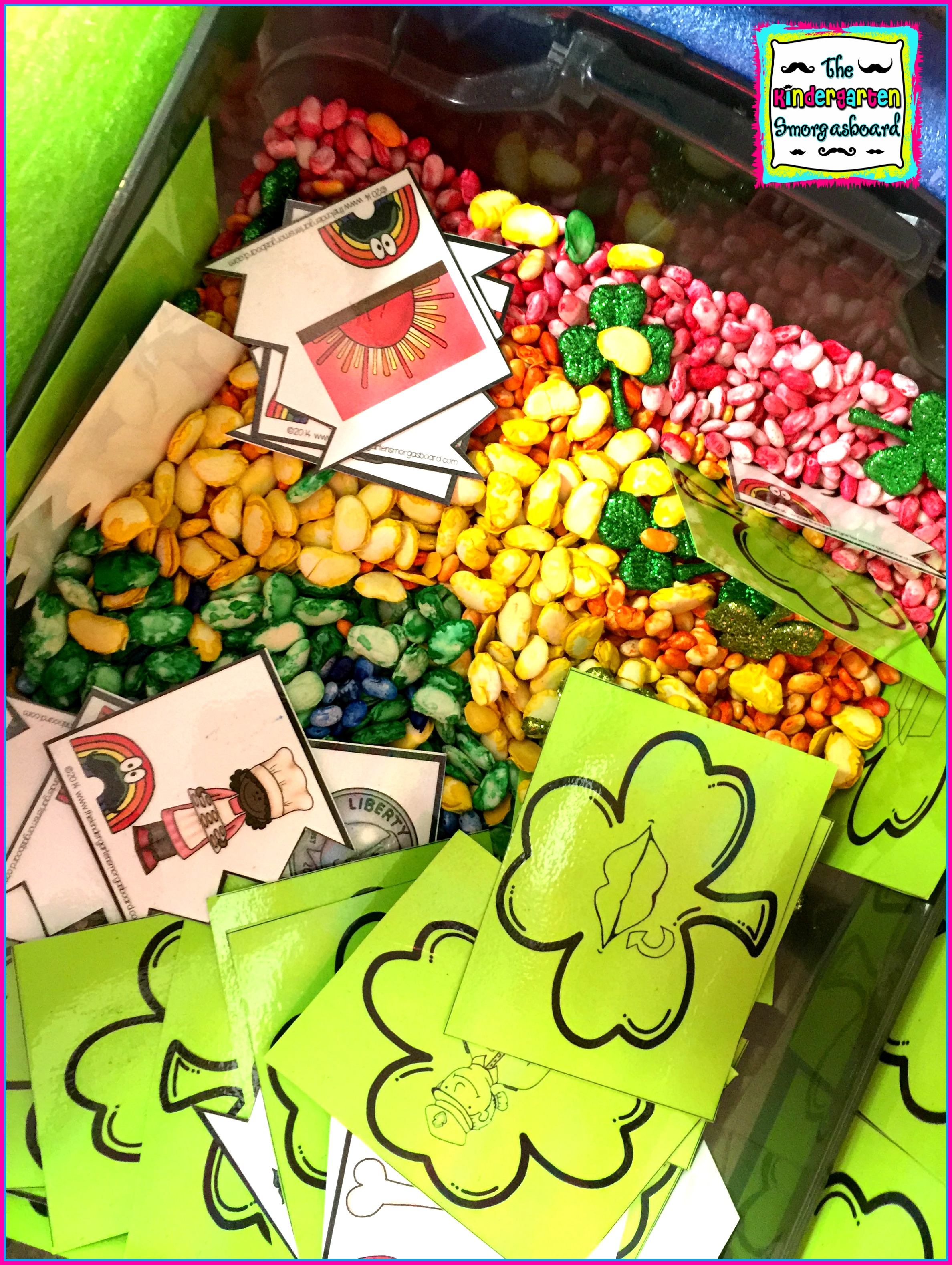 differentiated rainbow sensory bin – The Kindergarten Smorgasboard