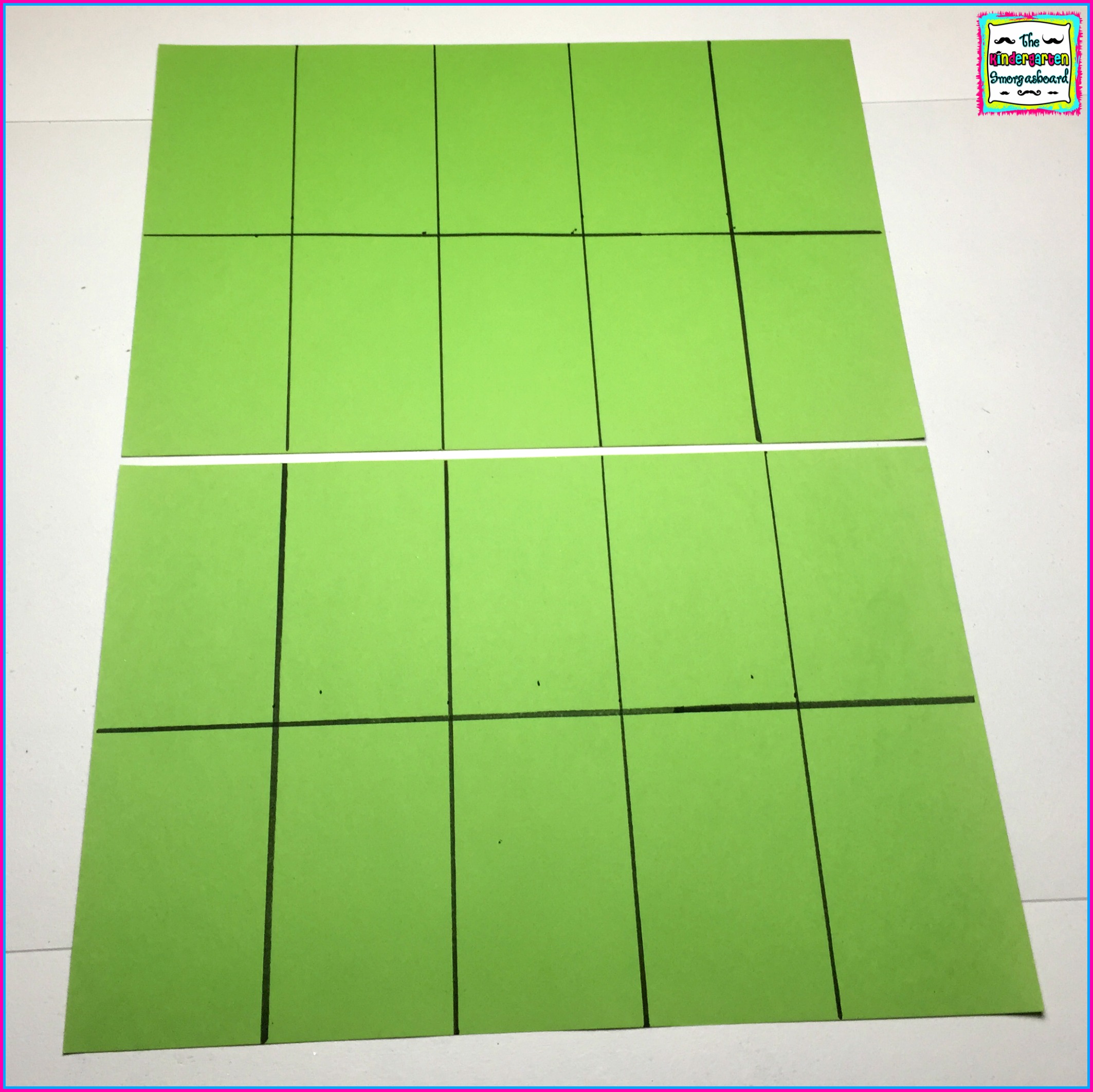 construction paper ten frame – The Kindergarten Smorgasboard