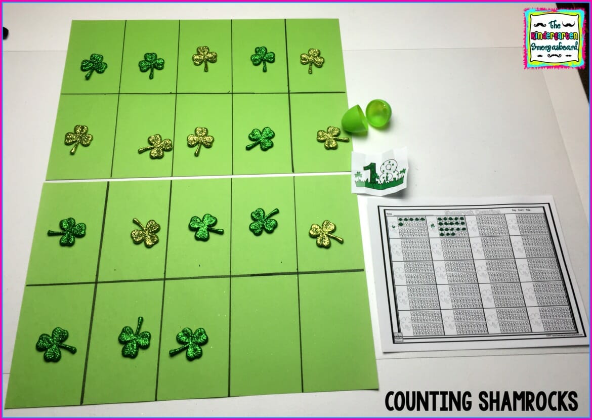 Shamrock Counting – The Kindergarten Smorgasboard