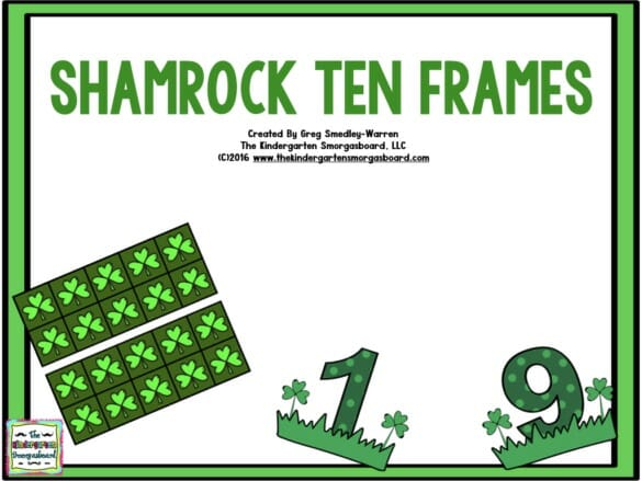 Shamrock Counting – The Kindergarten Smorgasboard