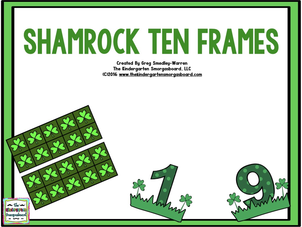 Shamrock Counting – The Kindergarten Smorgasboard