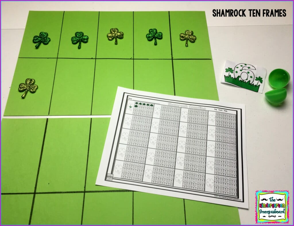 Shamrock Counting – The Kindergarten Smorgasboard