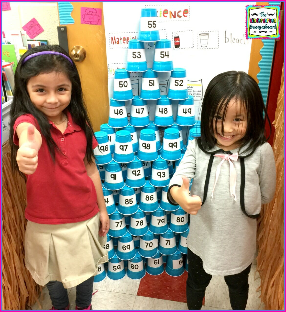 100 Cups: A STEM Challenge – The Kindergarten Smorgasboard