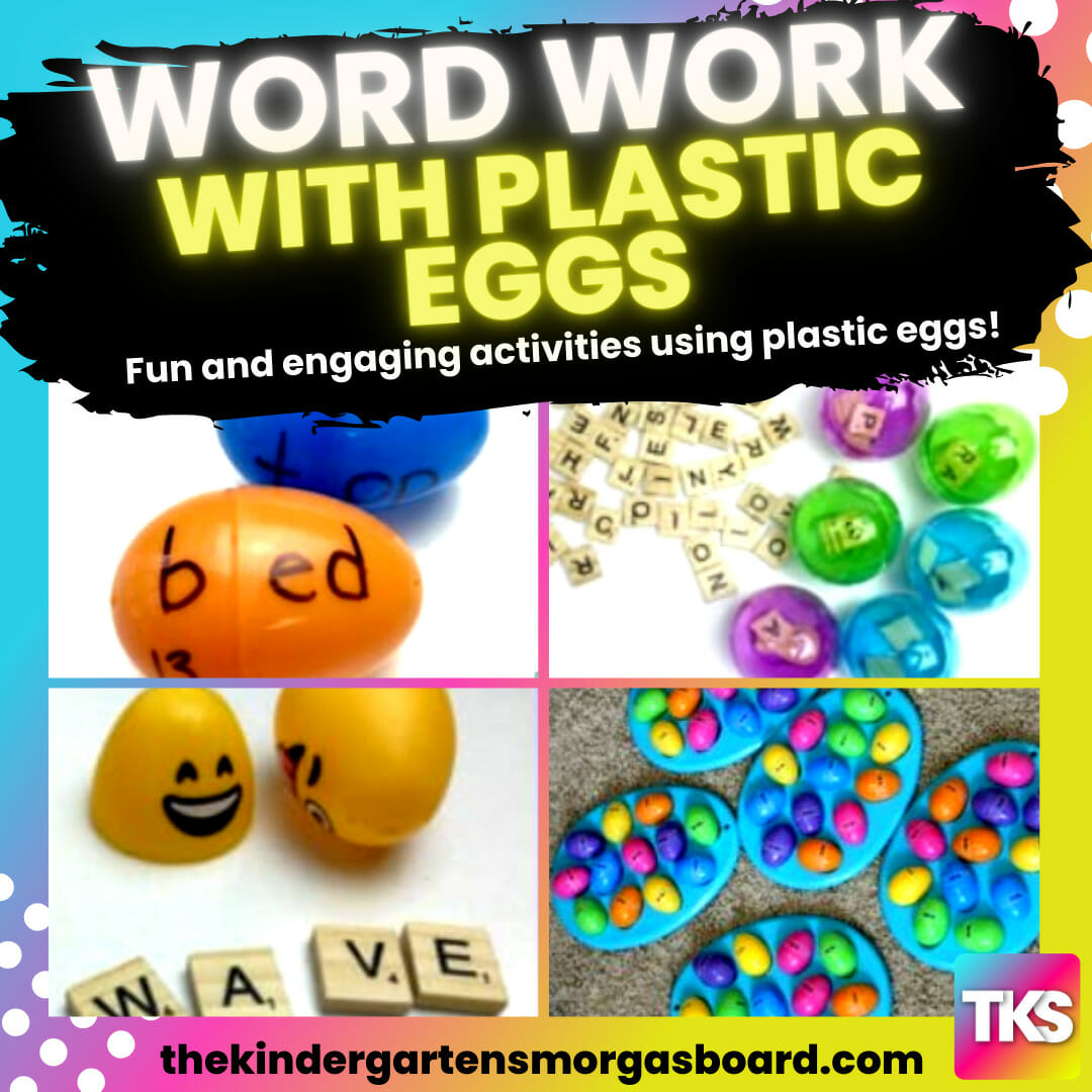 Word Work With Plastic Eggs | The Kindergarten Smorgasboard