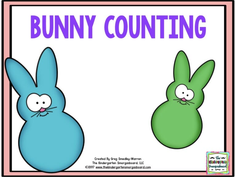 Bunny Counting – The Kindergarten Smorgasboard