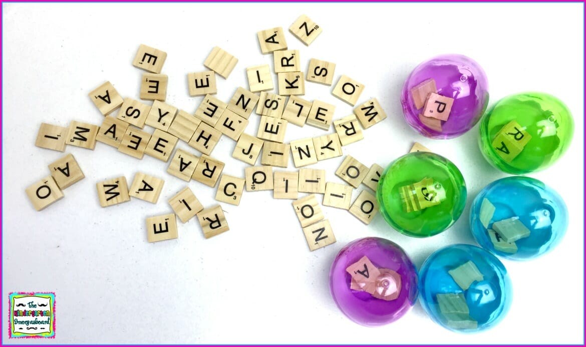 Word Work With Plastic Eggs – The Kindergarten Smorgasboard