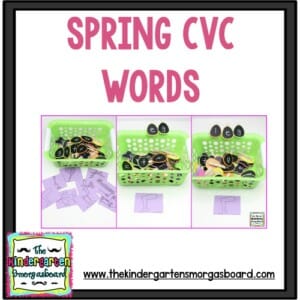 Spring CVC Words – The Kindergarten Smorgasboard