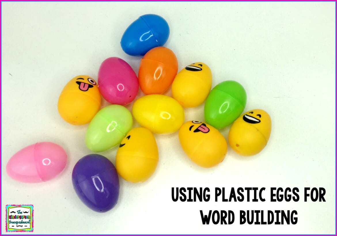 plastic eggs word building image – The Kindergarten Smorgasboard
