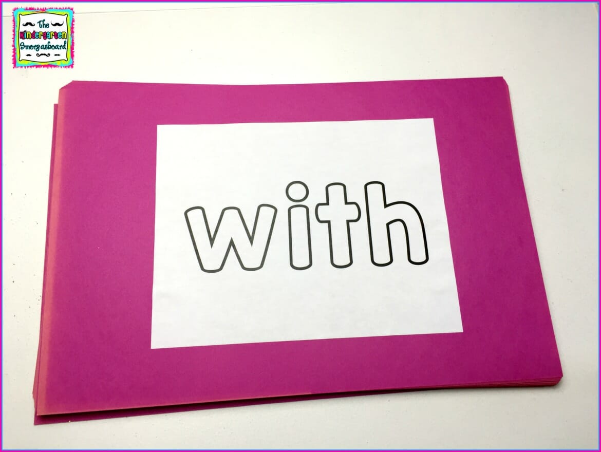 Sight Word PowerPoint – The Kindergarten Smorgasboard