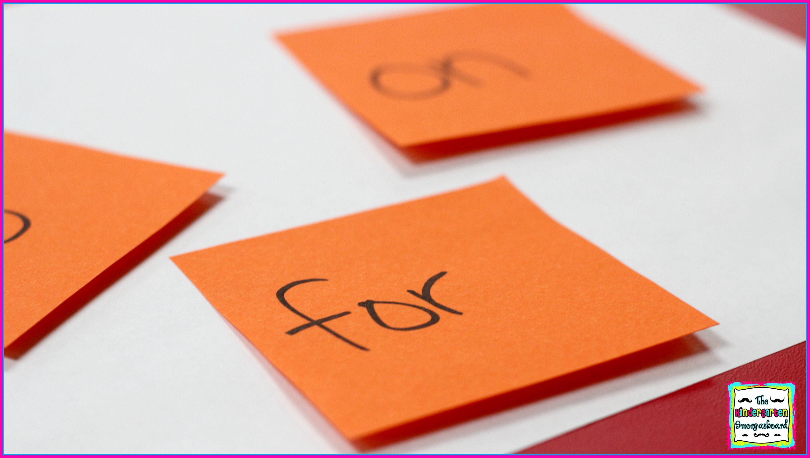 sight words on post it notes – The Kindergarten Smorgasboard