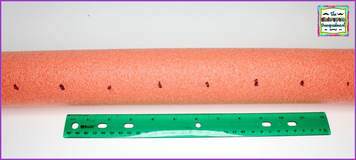 Pool Noodle Math: Add And Subtract – The Kindergarten Smorgasboard