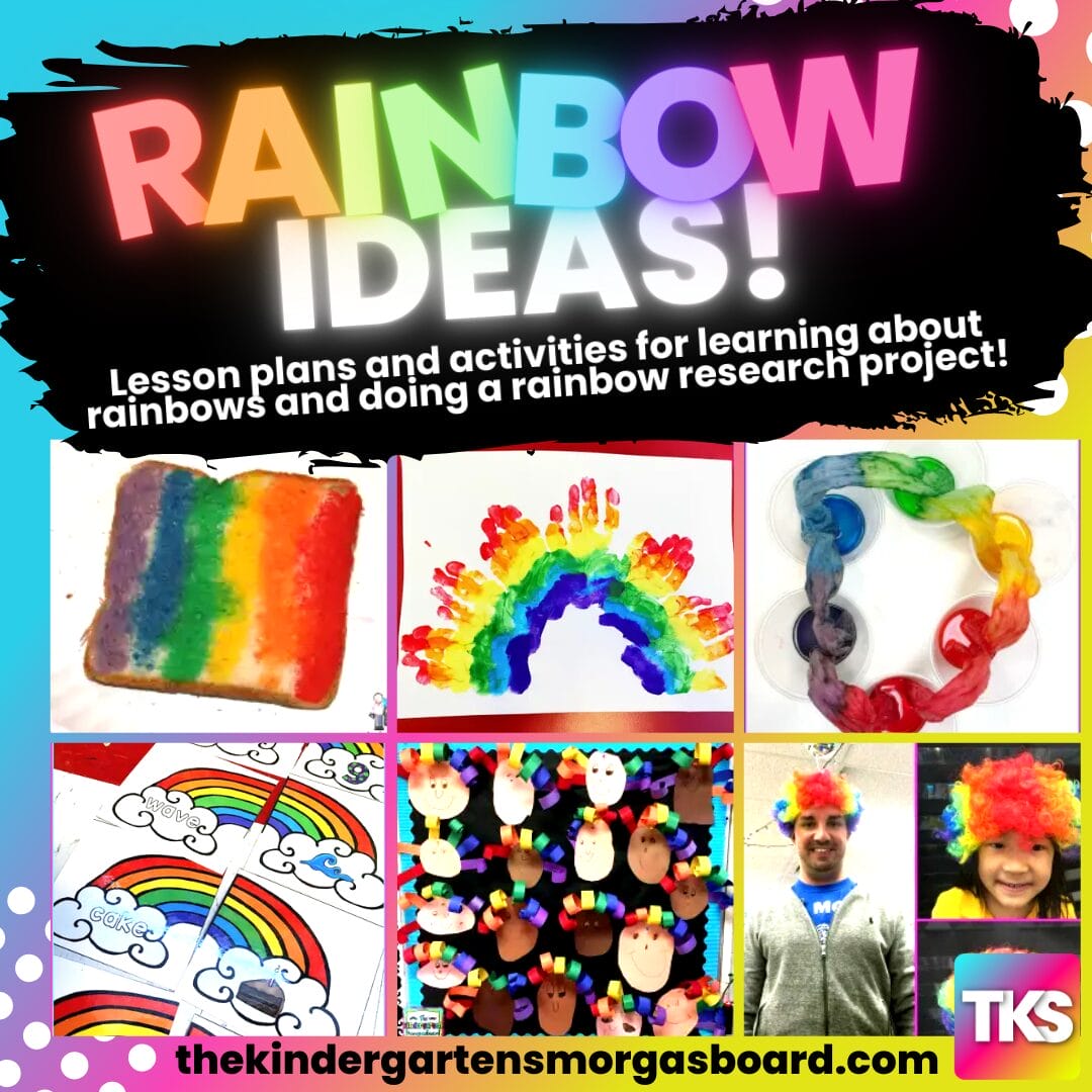 Rainbow Ideas For The Classroom | The Kindergarten Smorgasboard