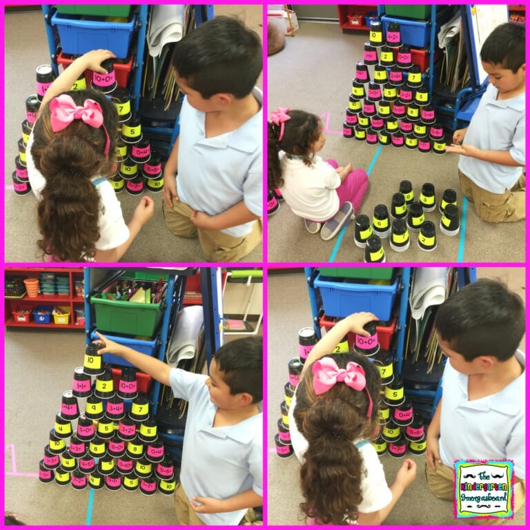 Addition And Subtraction Cups | The Kindergarten Smorgasboard