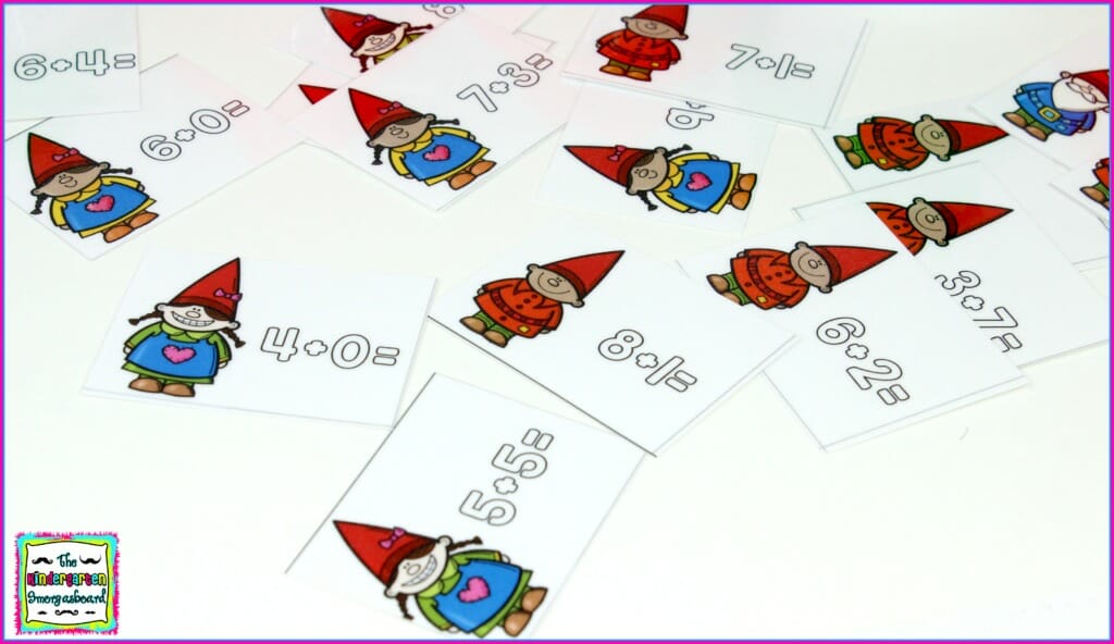 Addition To 10 With Smurf Houses – The Kindergarten Smorgasboard