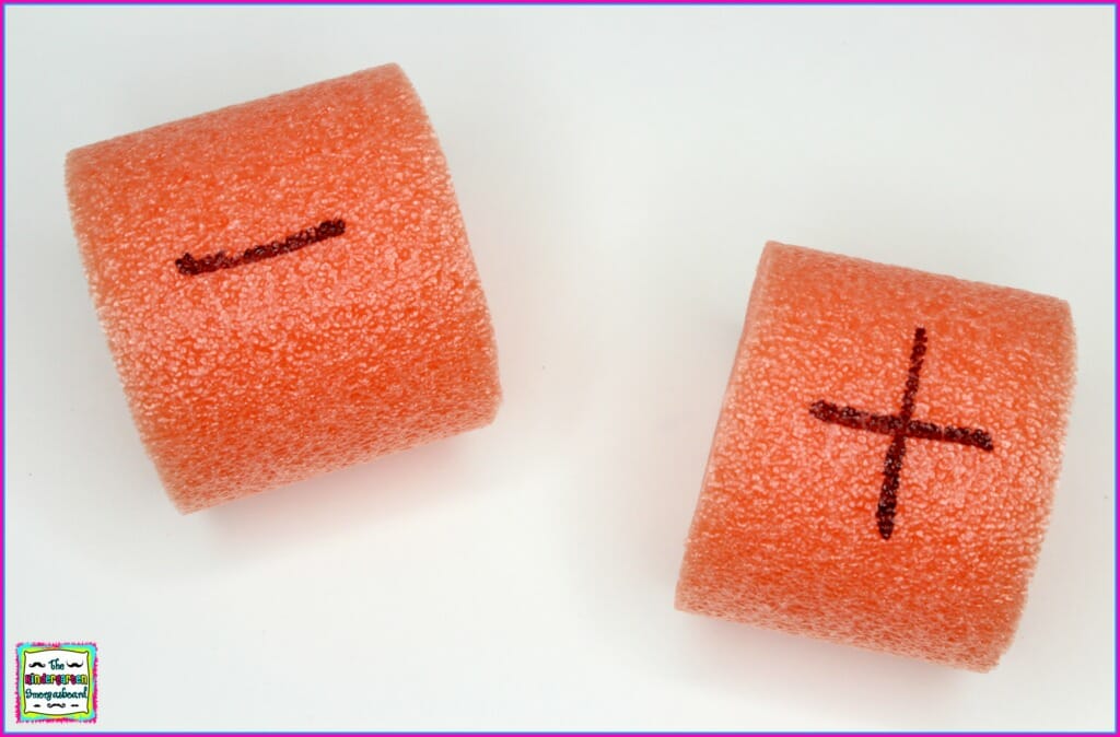 Pool Noodle Math: Add And Subtract – The Kindergarten Smorgasboard