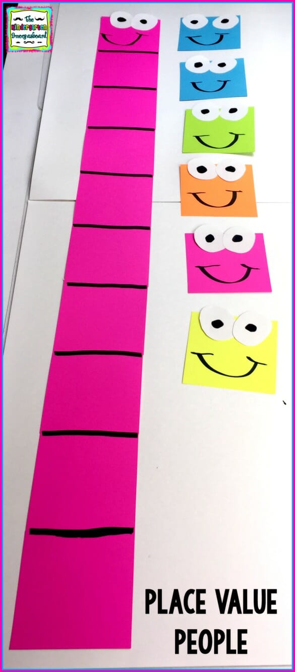 Place Value And Teen Numbers: Giant Tens And Ones – The Kindergarten ...