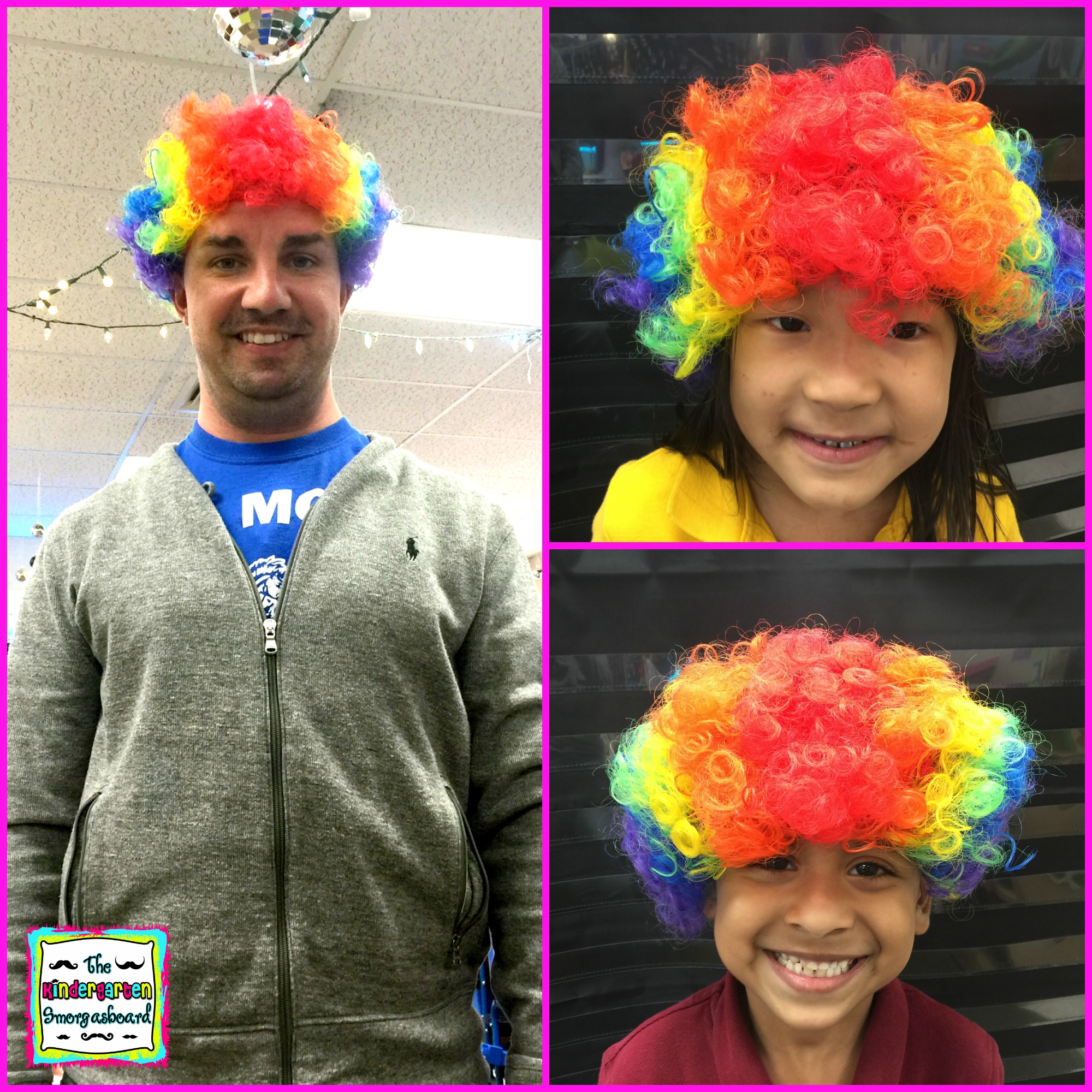 rainbow hair collage – The Kindergarten Smorgasboard
