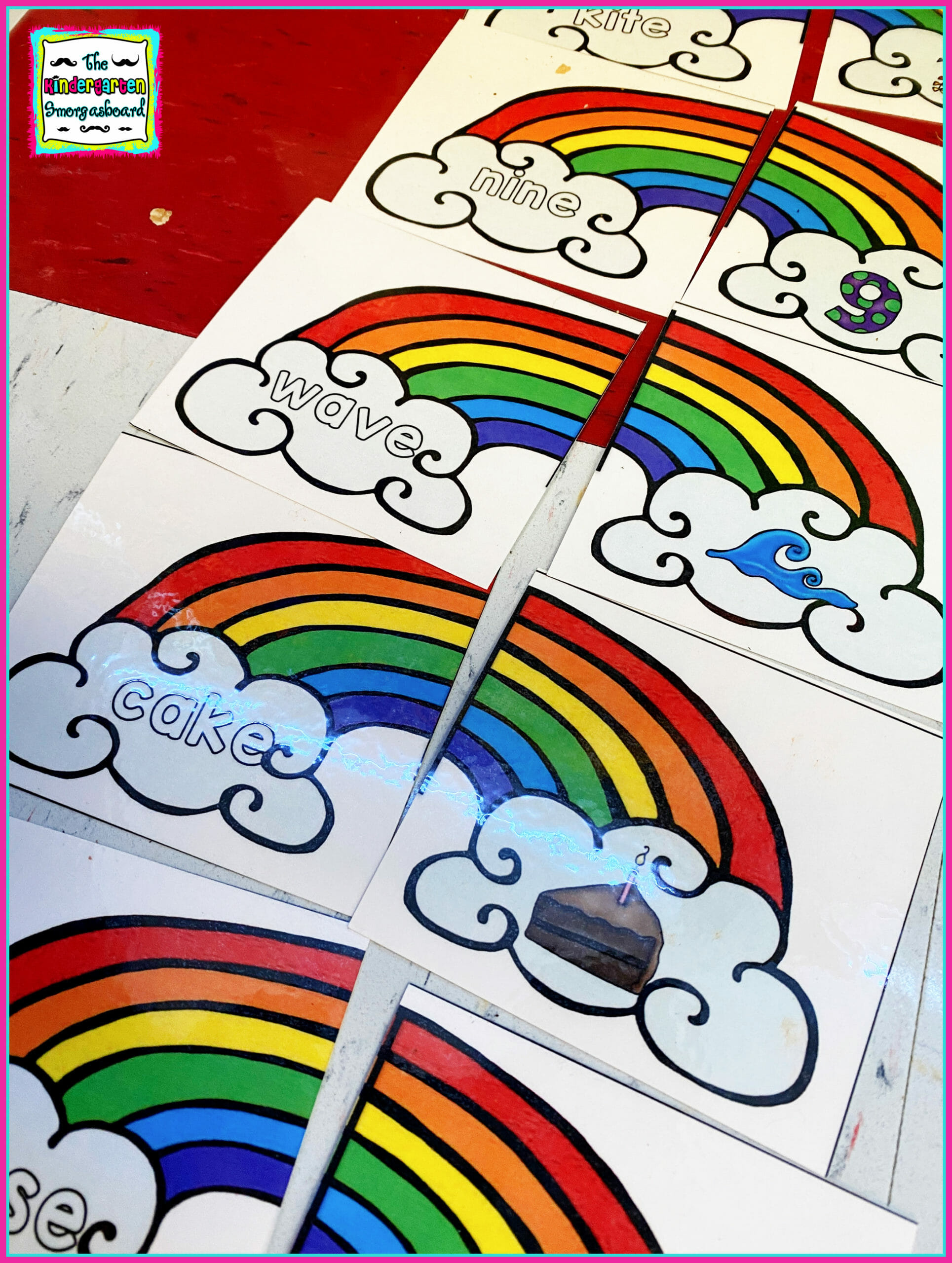 rainbow literacy centers – The Kindergarten Smorgasboard