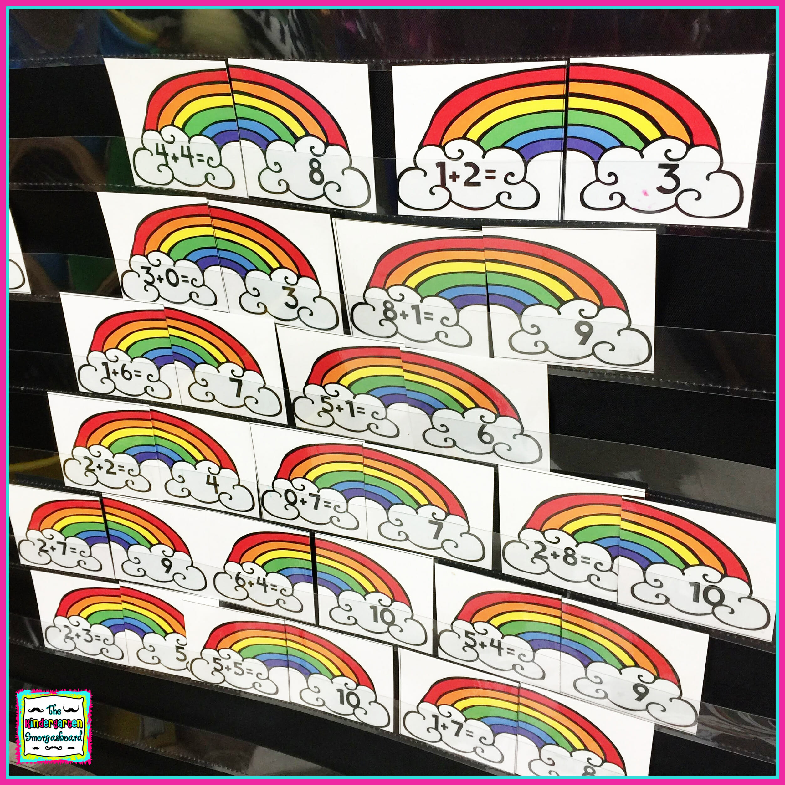 rainbow math and literacy centers – The Kindergarten Smorgasboard