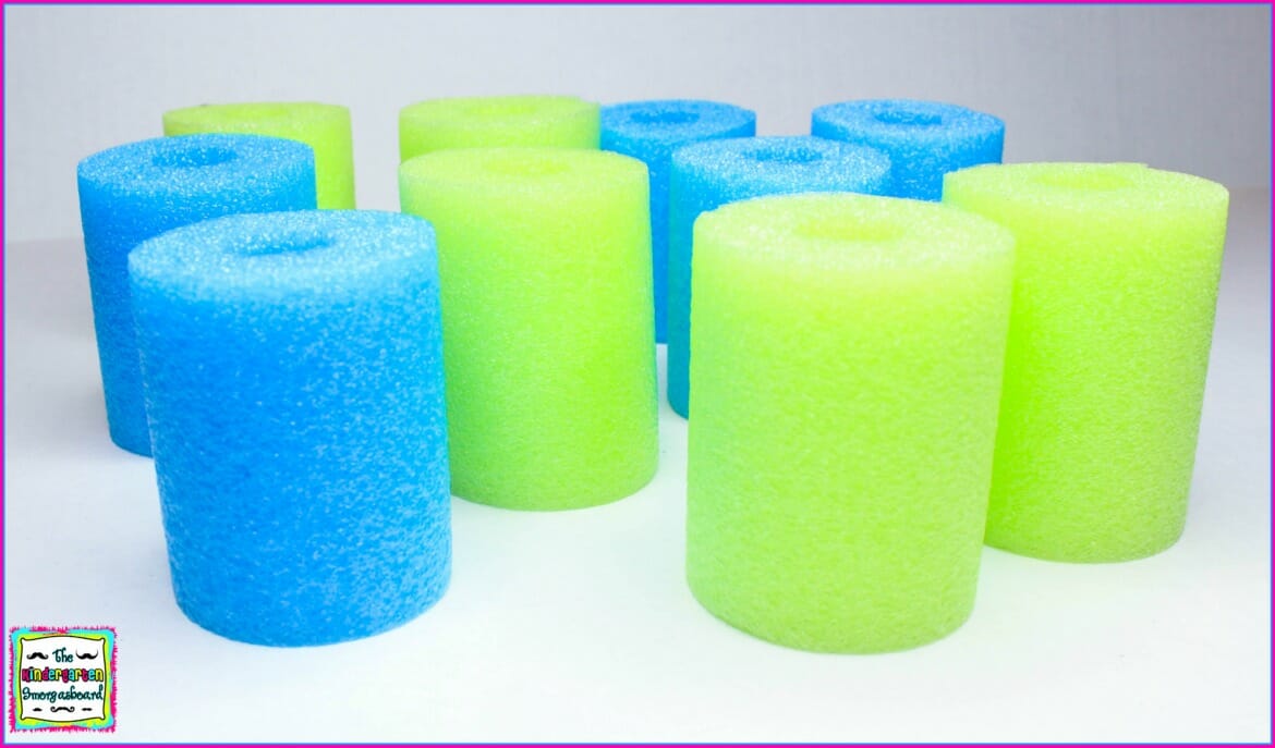 Pool Noodle Letter Activities – The Kindergarten Smorgasboard