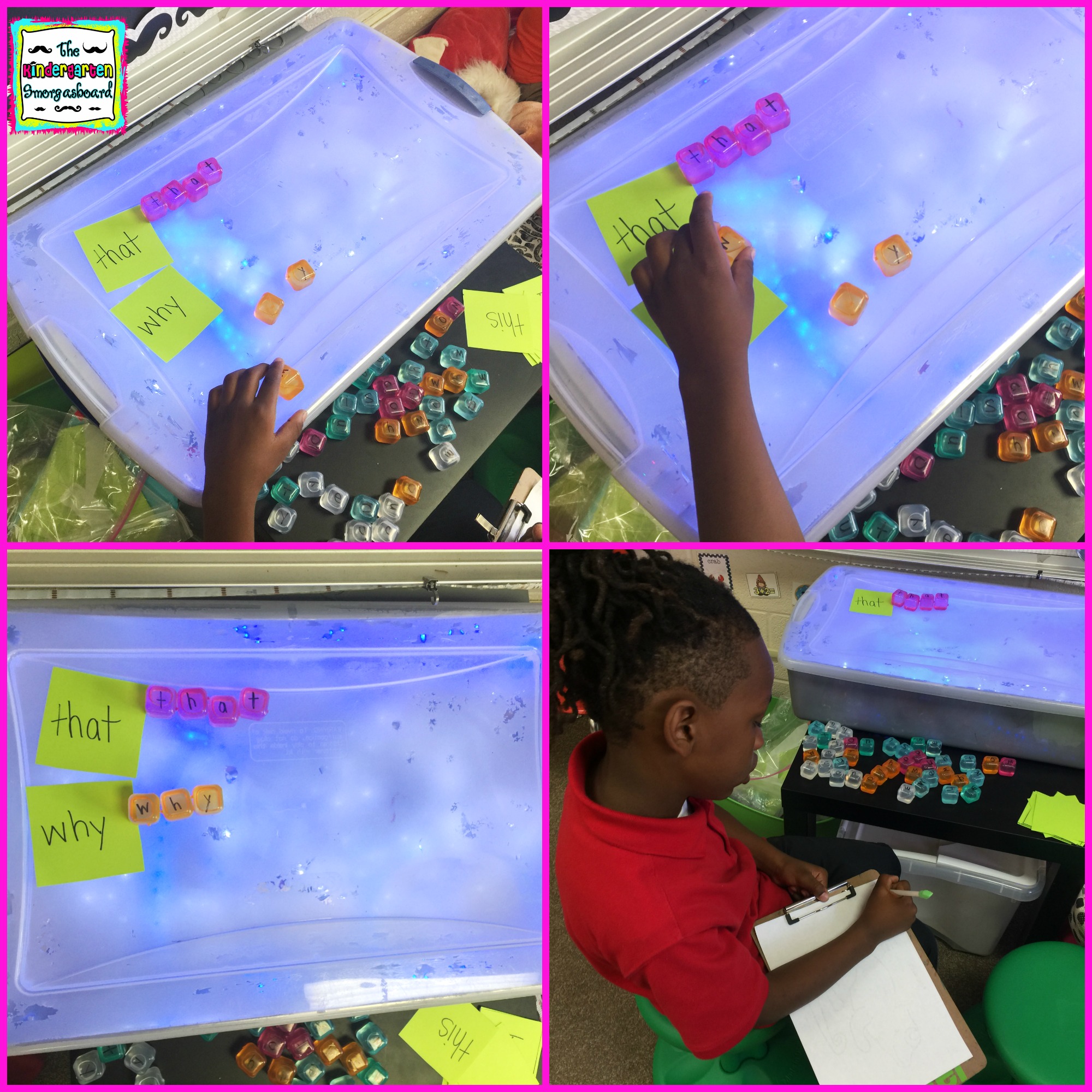 Light Table Sight Words – The Kindergarten Smorgasboard