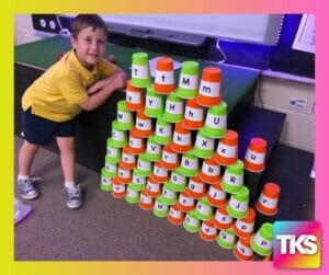 Letter And Sound Recognition: Letter And Sound Stacking Cups | The ...