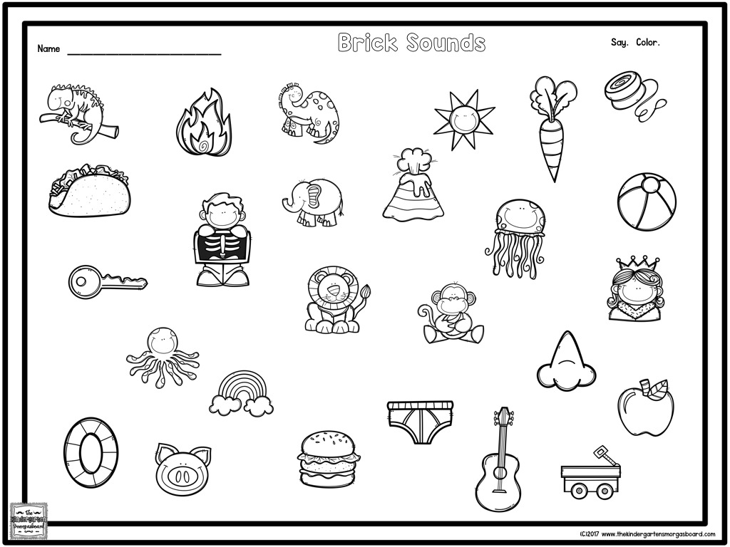 Brick Letters: Letter And Sound Recognition – The Kindergarten Smorgasboard