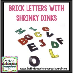 Brick Letters: Letter And Sound Recognition – The Kindergarten Smorgasboard