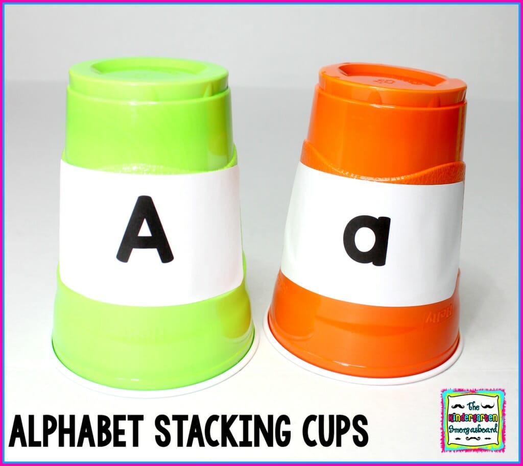 Letter And Sound Recognition: Letter And Sound Stacking Cups – The ...