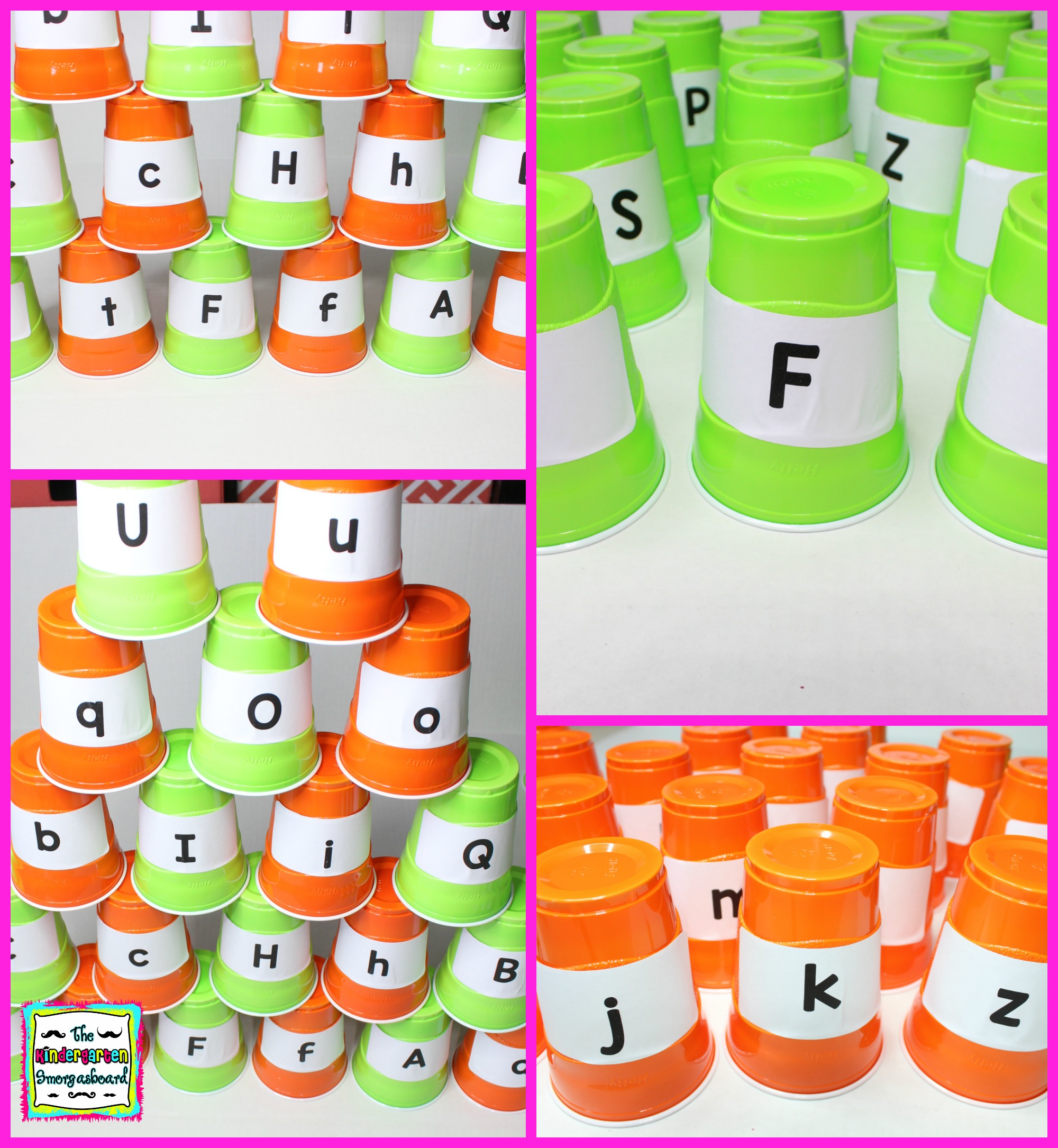 Letter And Sound Recognition: Letter And Sound Stacking Cups – The ...