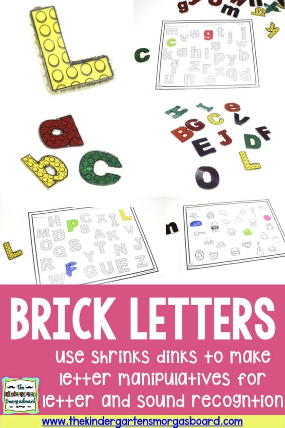 Brick Letters: Letter And Sound Recognition – The Kindergarten Smorgasboard
