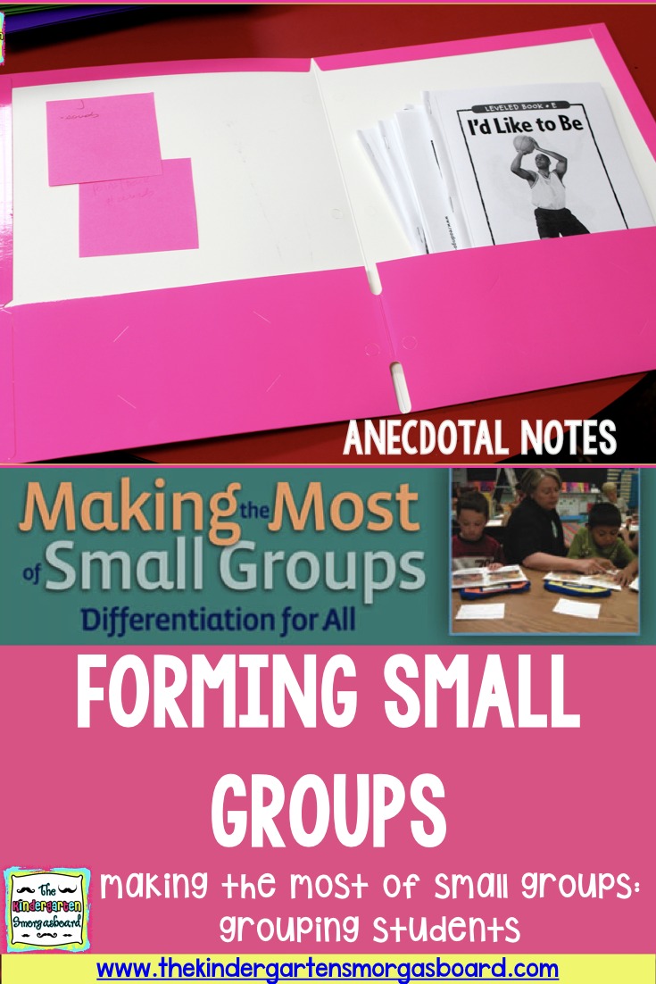 Making The Most Of Small Groups: Chapter 3 – The Kindergarten Smorgasboard