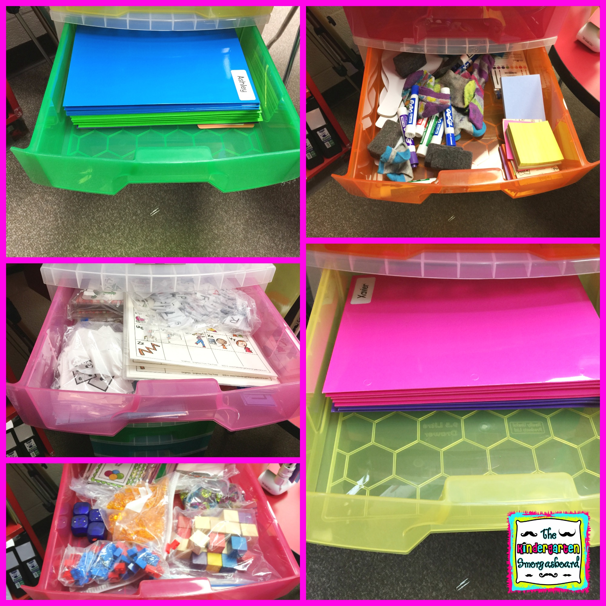 small group organization drawers – The Kindergarten Smorgasboard