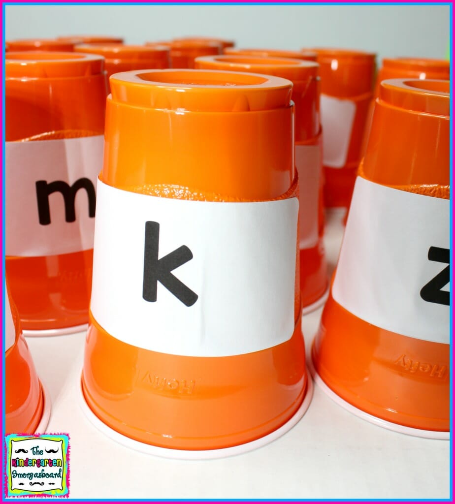 Letter And Sound Recognition: Letter And Sound Stacking Cups | The ...