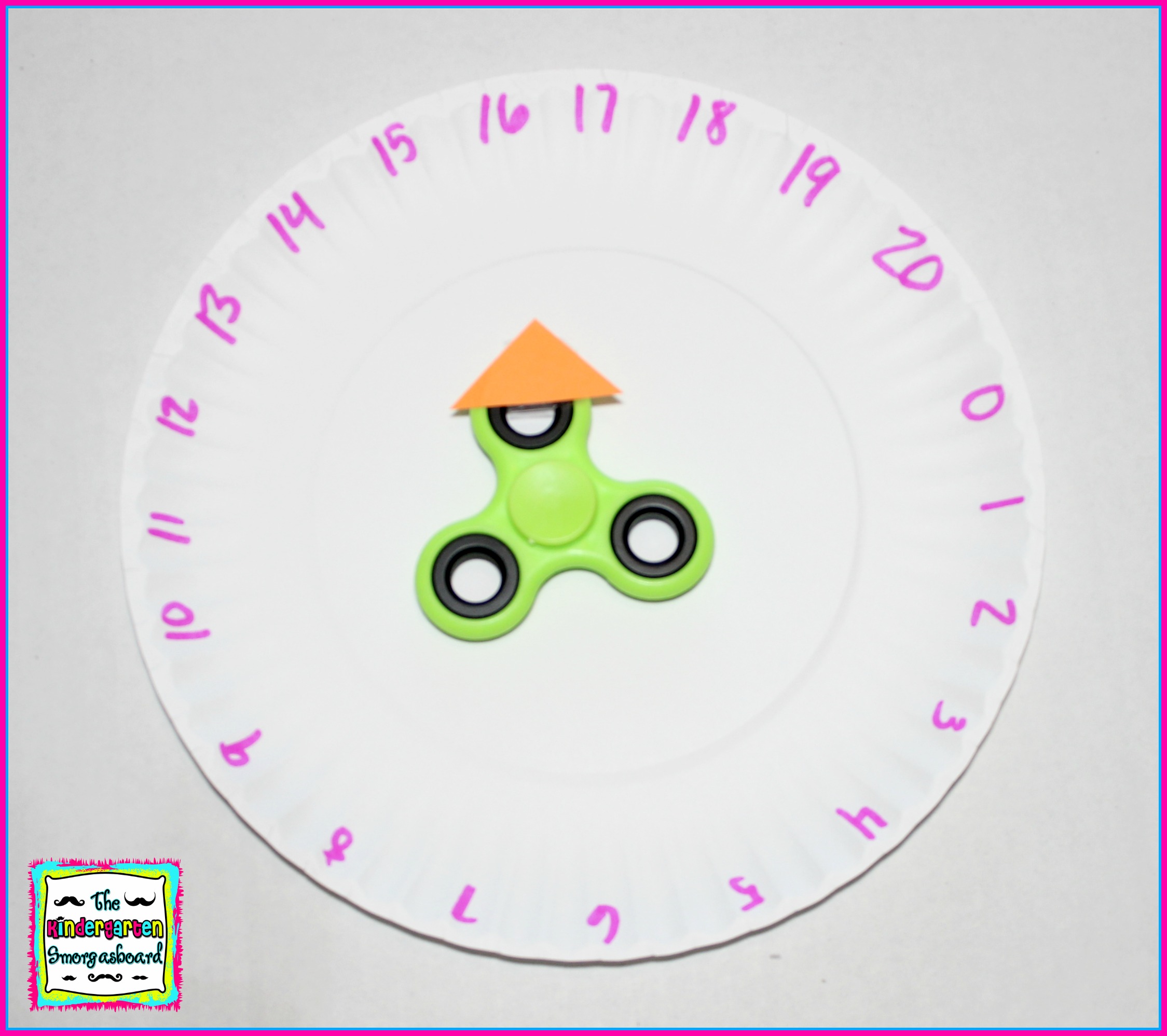 fidget spinner number recognition – The Kindergarten Smorgasboard