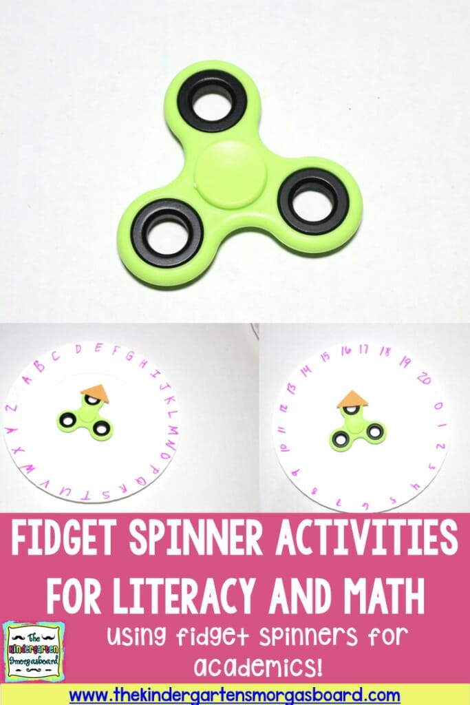 Fidget Spinners Math And Literacy Centers | The Kindergarten Smorgasboard
