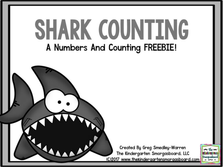 Shark Week FREEBIES! – The Kindergarten Smorgasboard