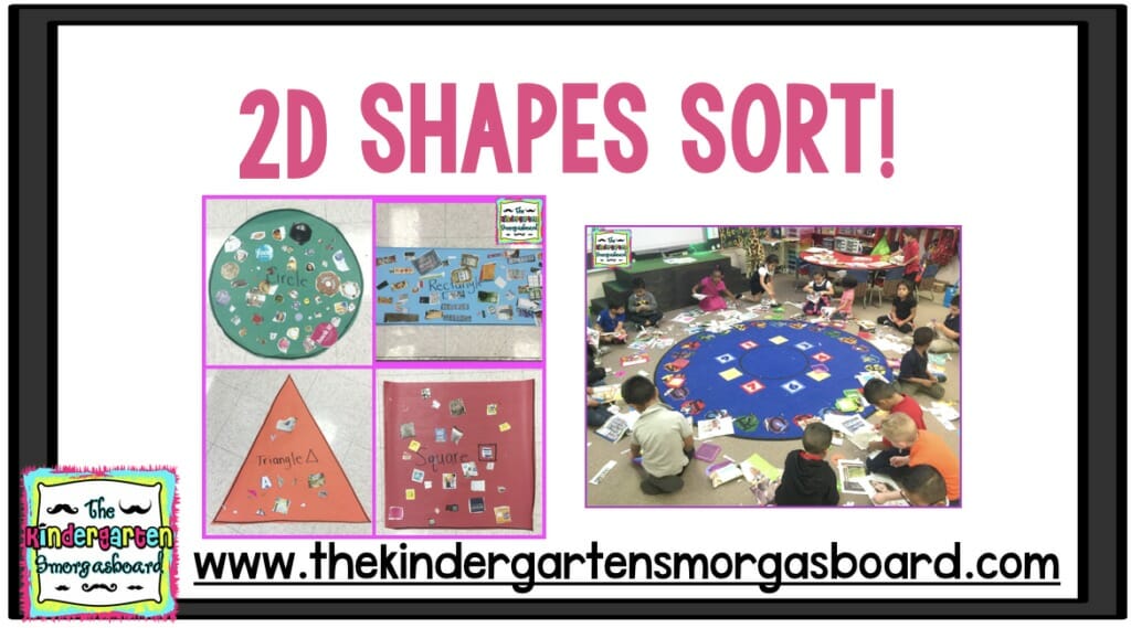 2D Shapes Sorts And Anchor Charts – The Kindergarten Smorgasboard