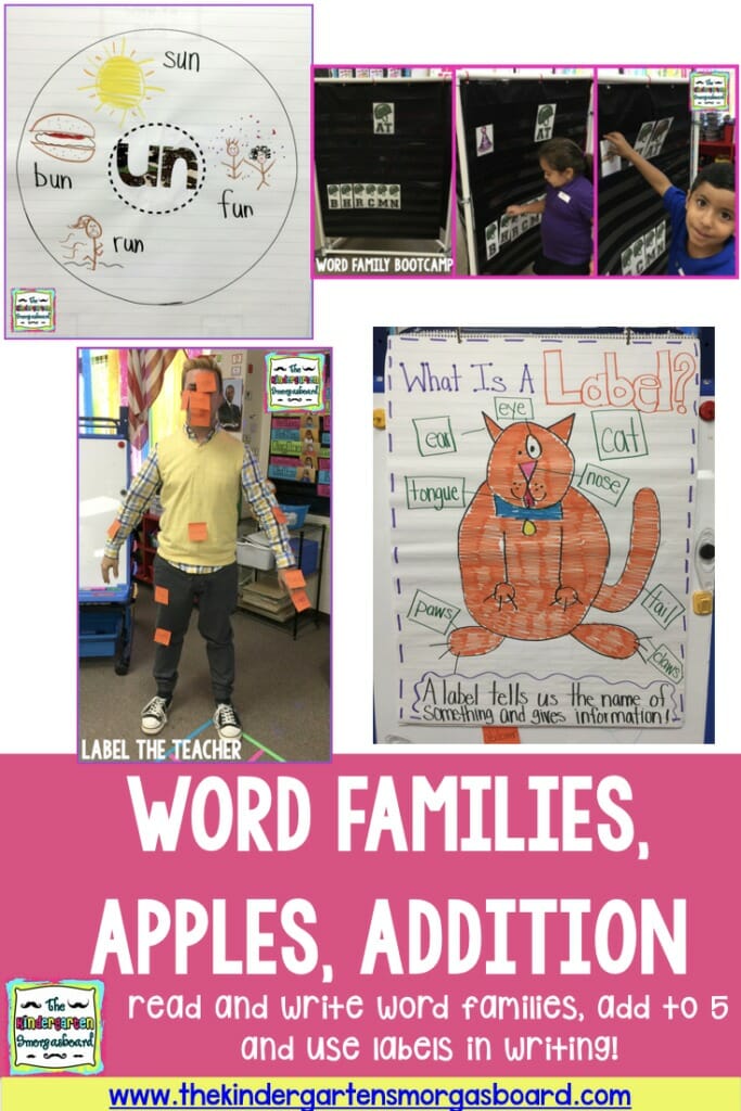 Word Families, Addition, And Apples: Schedulin' Sunday | The ...