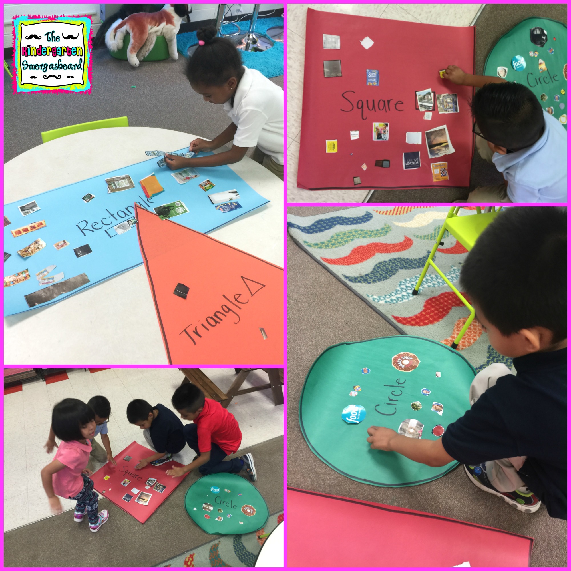 shape sorting collage – The Kindergarten Smorgasboard