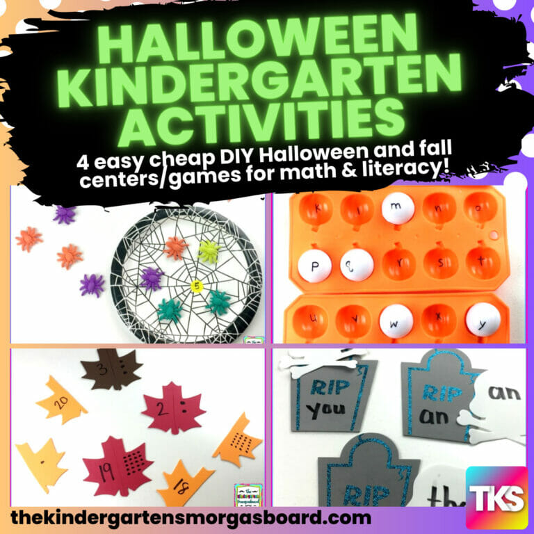 Halloween Kindergarten Activities For Math And Literacy – The ...