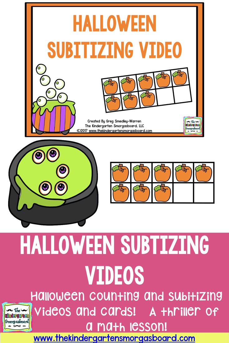 Halloween Counting And Subitizing FREEBIES! – The Kindergarten Smorgasboard