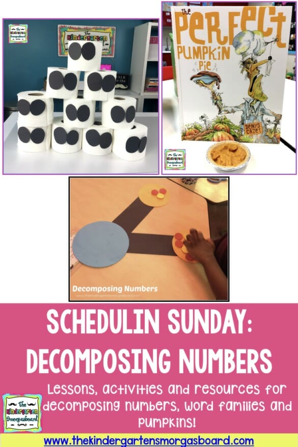Decomposing Numbers and Pumpkins: Schedulin’ Sunday – The Kindergarten ...