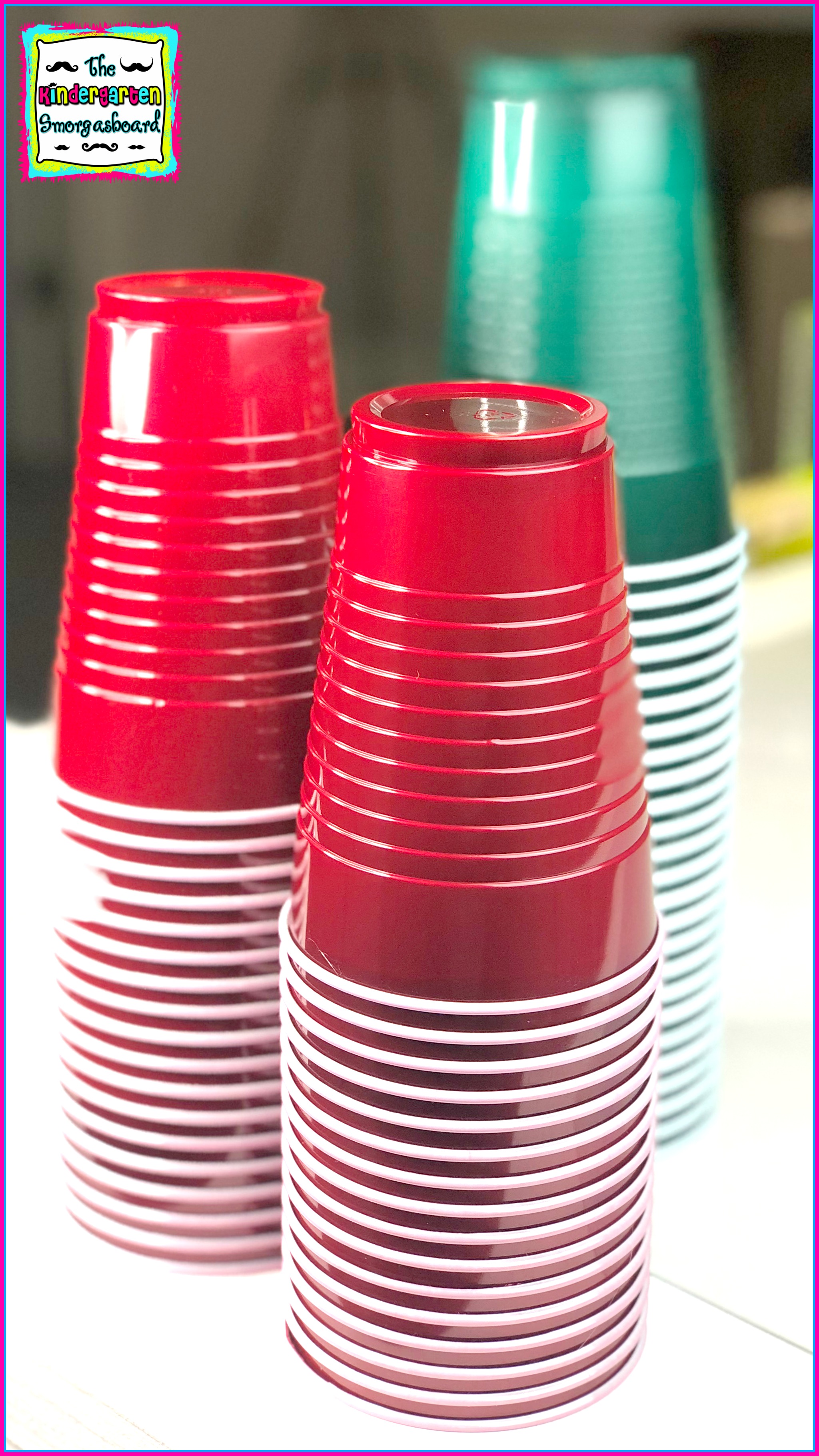 CVC Word Activities: Cup Stacking – The Kindergarten Smorgasboard