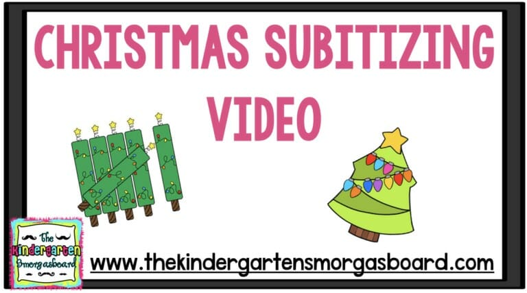 Christmas Subitizing FREEBIES! – The Kindergarten Smorgasboard