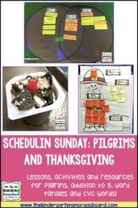 Pilgrims, Addition And Word Families: Schedulin’ Sunday – The ...