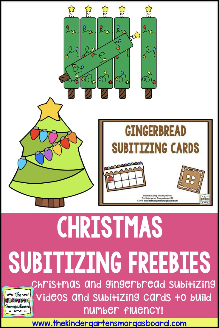 Christmas Subitizing FREEBIES! – The Kindergarten Smorgasboard