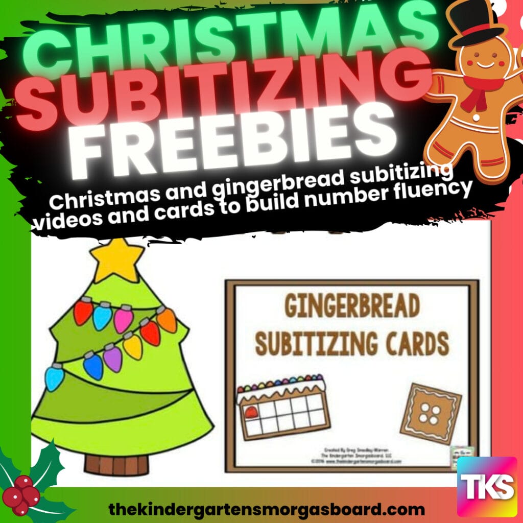 Christmas Subitizing FREEBIES! – The Kindergarten Smorgasboard